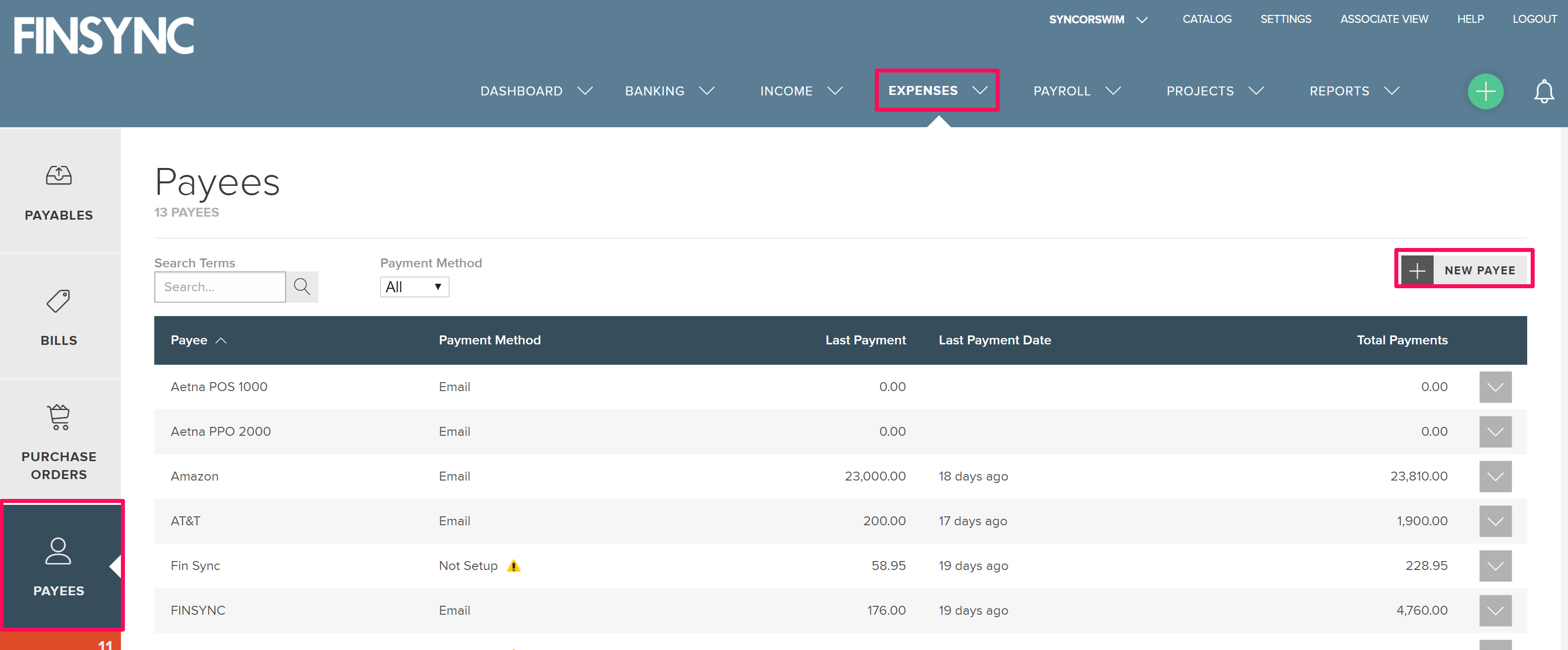 How to Set Up Employee Benefits to be Paid Outside of FINSYNC
